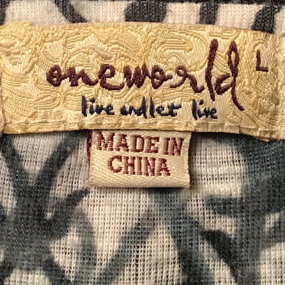 One World Blouse | Tops | One World Blouse | Poshmark